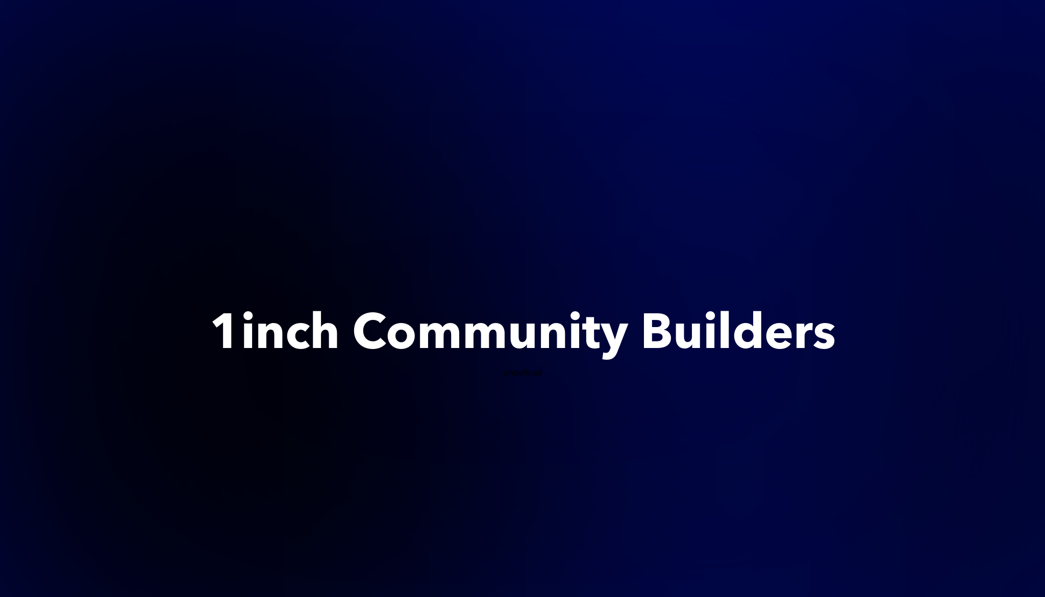 1inch Community Builders | Dework