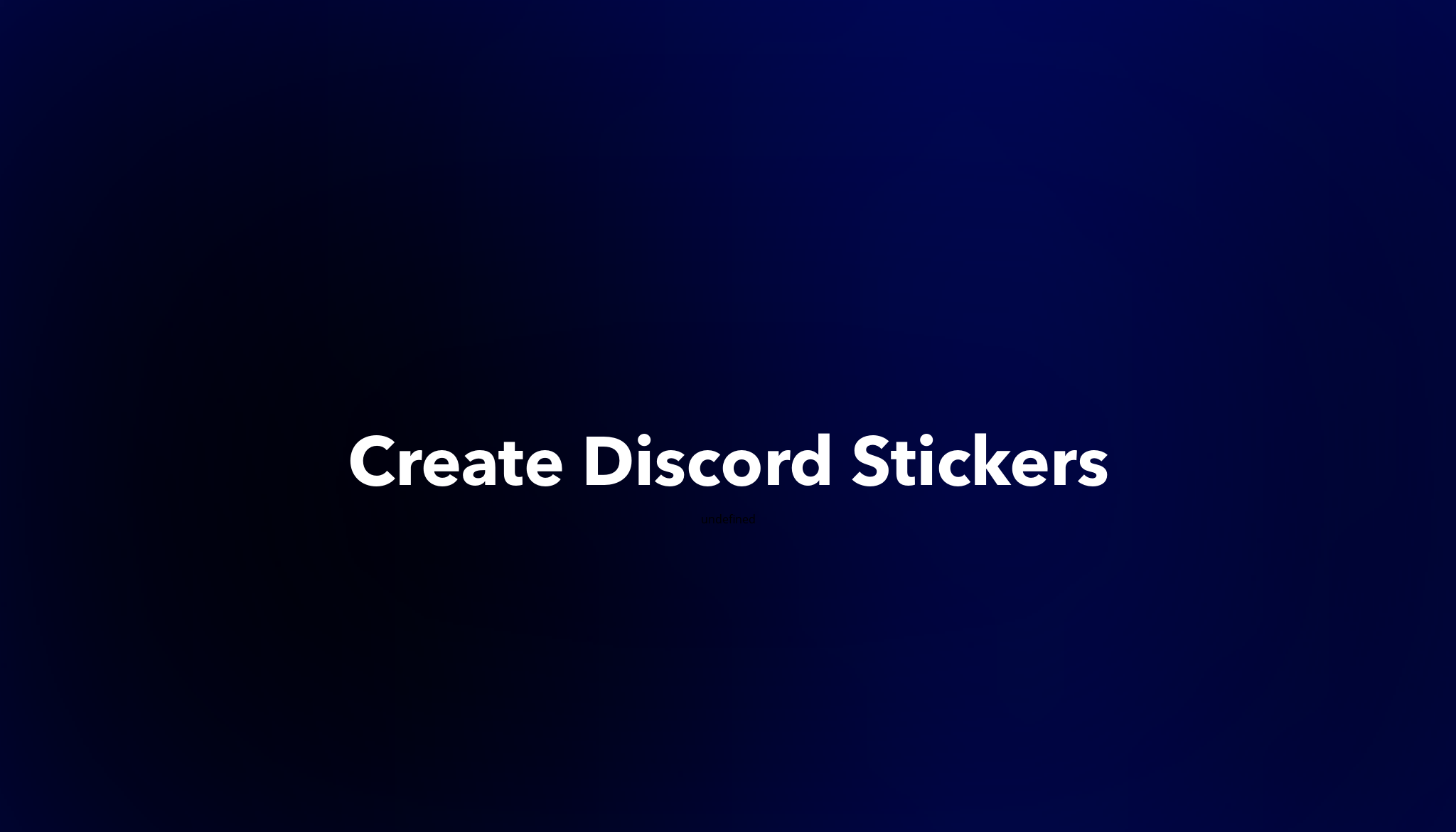 Create Discord Stickers | Dework