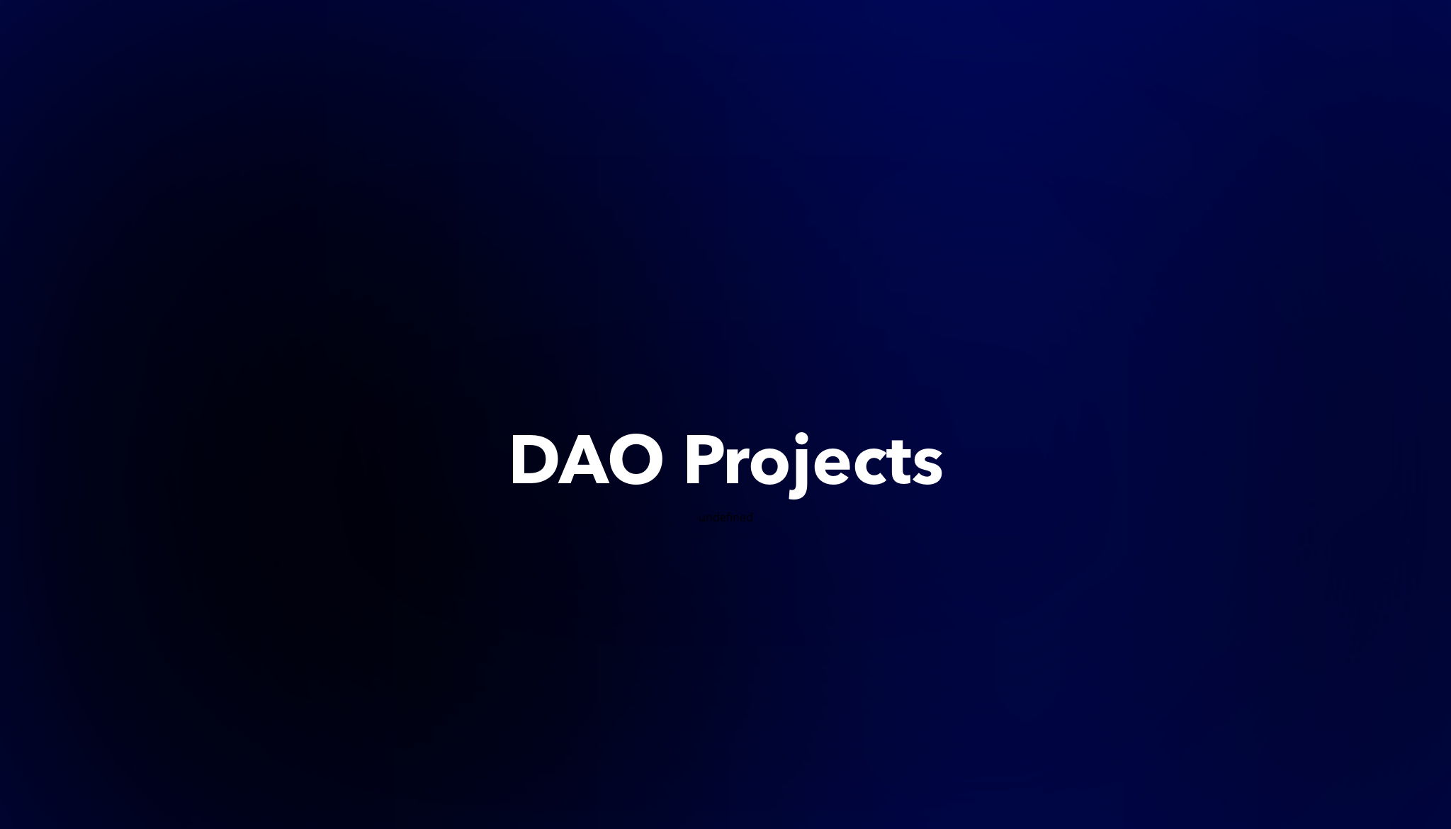DAO Projects | Dework