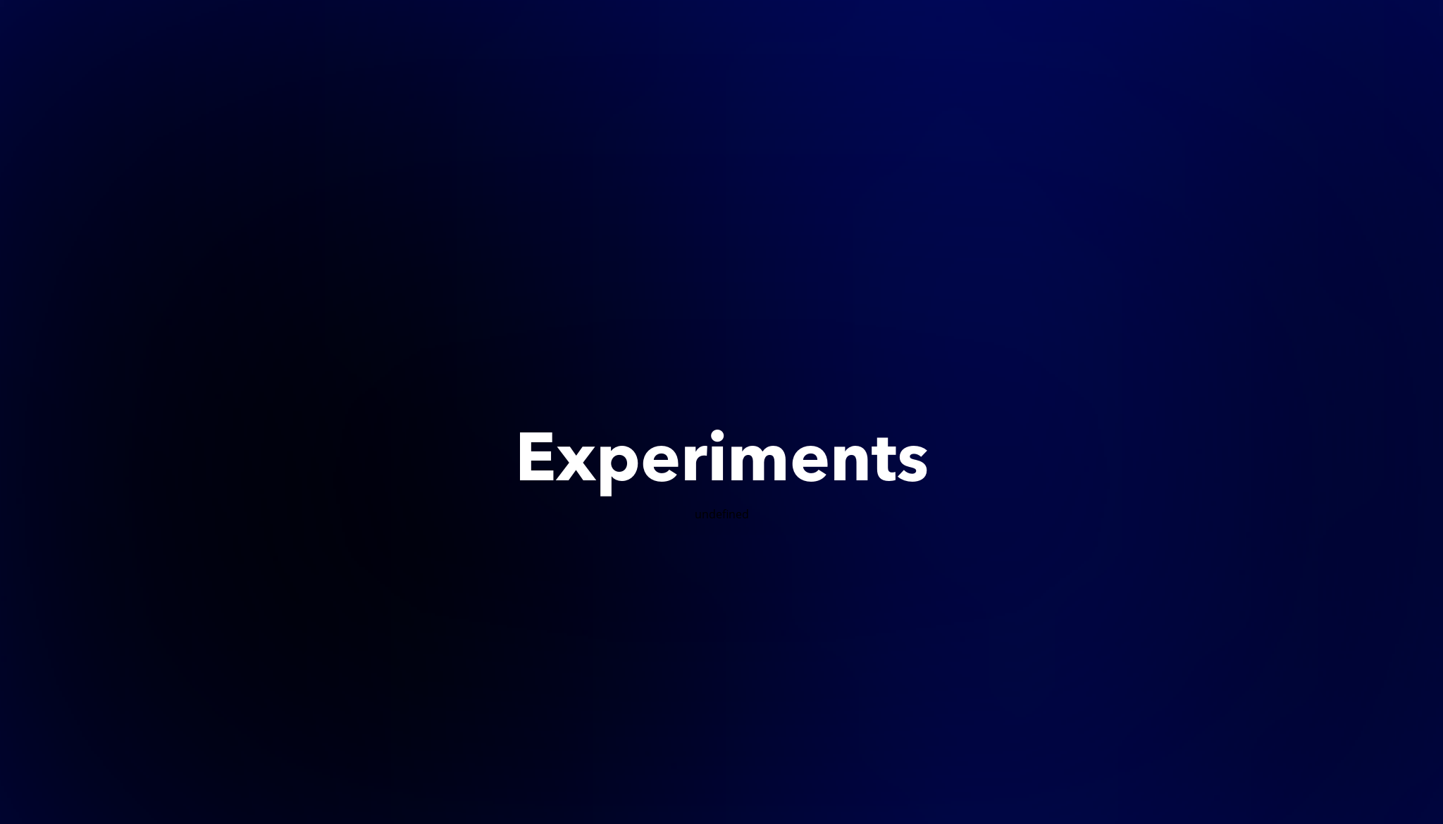 Experiments | Dework