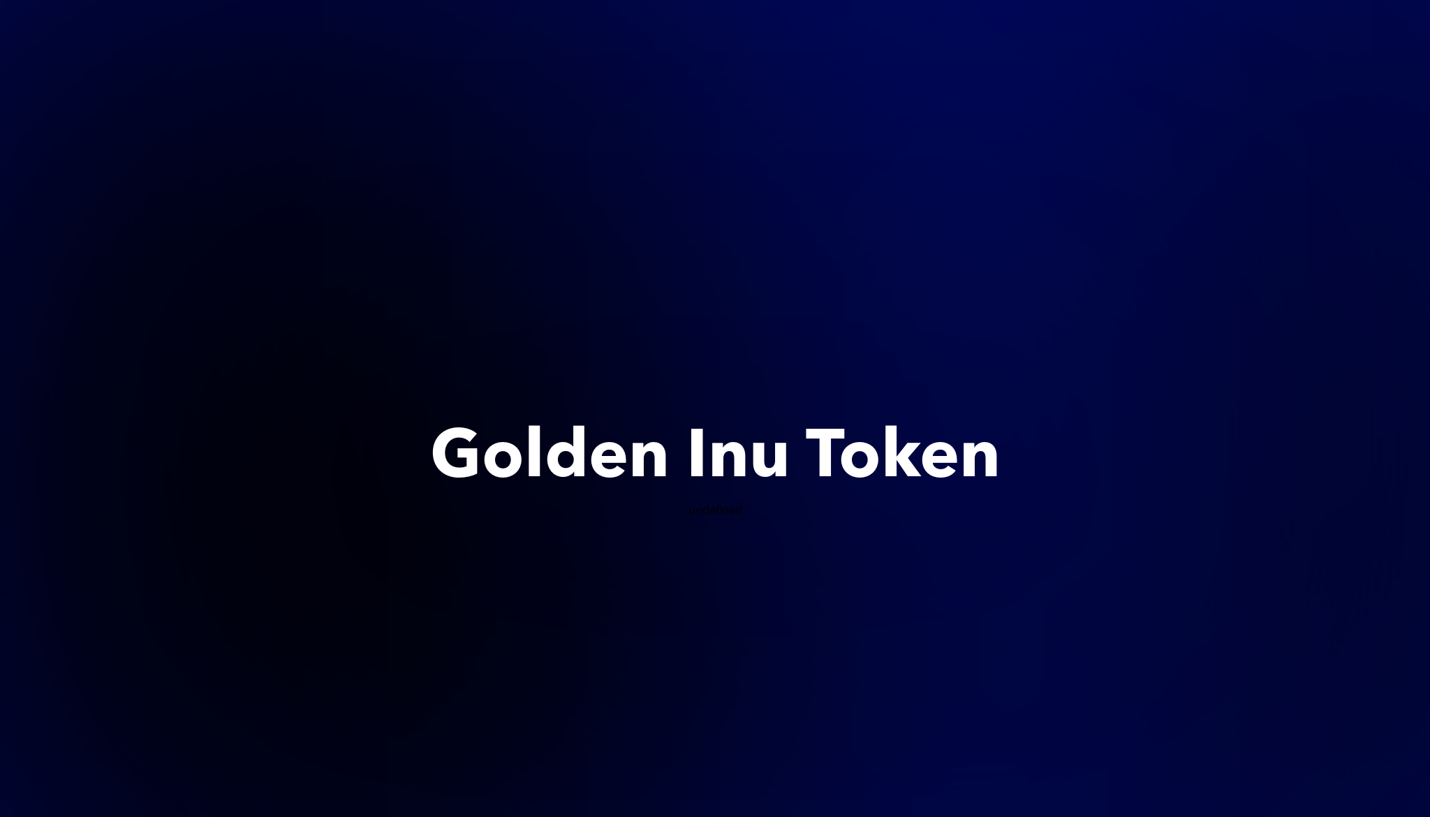 Golden Inu Token | Dework