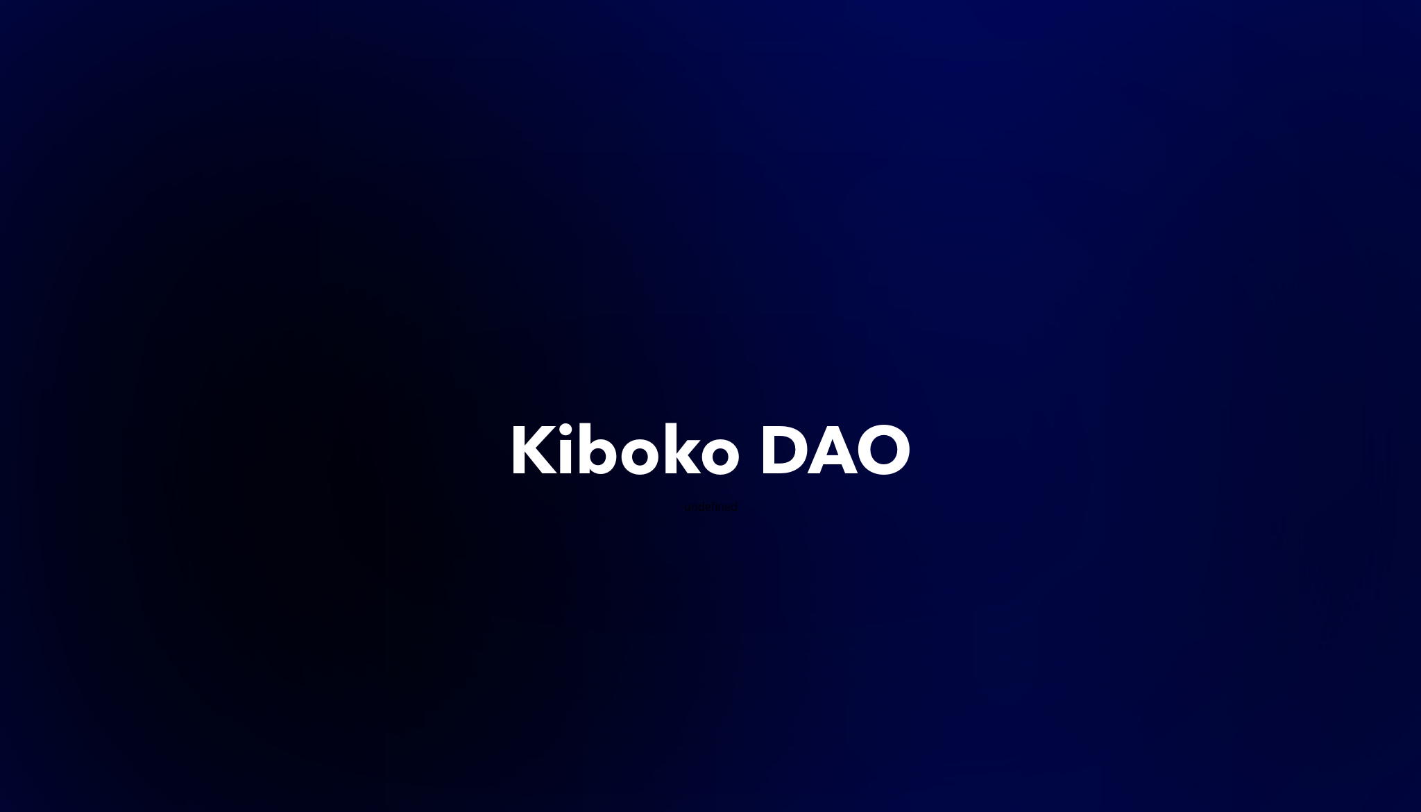 Kiboko DAO | Dework
