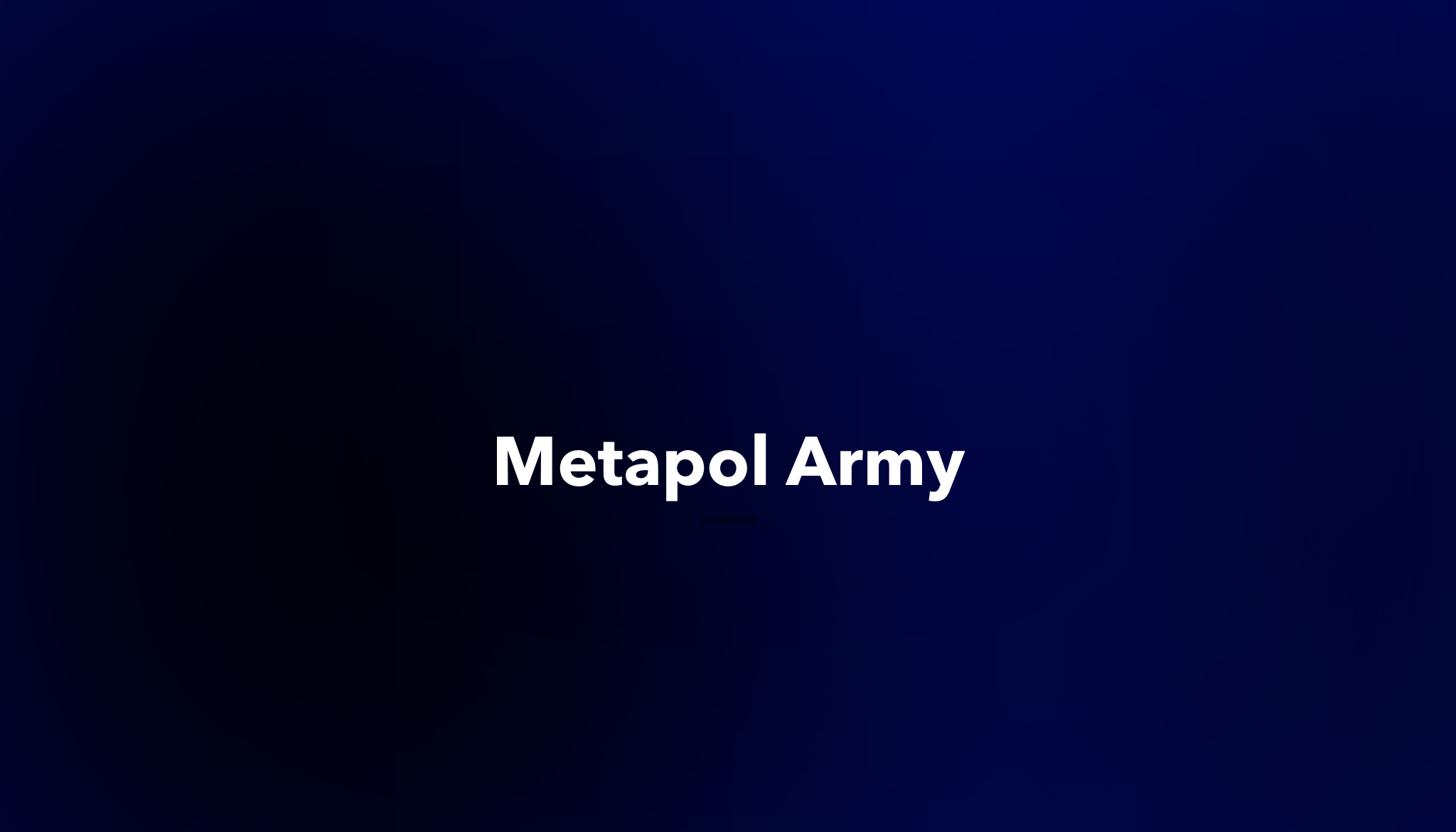 Metapol Army | Dework