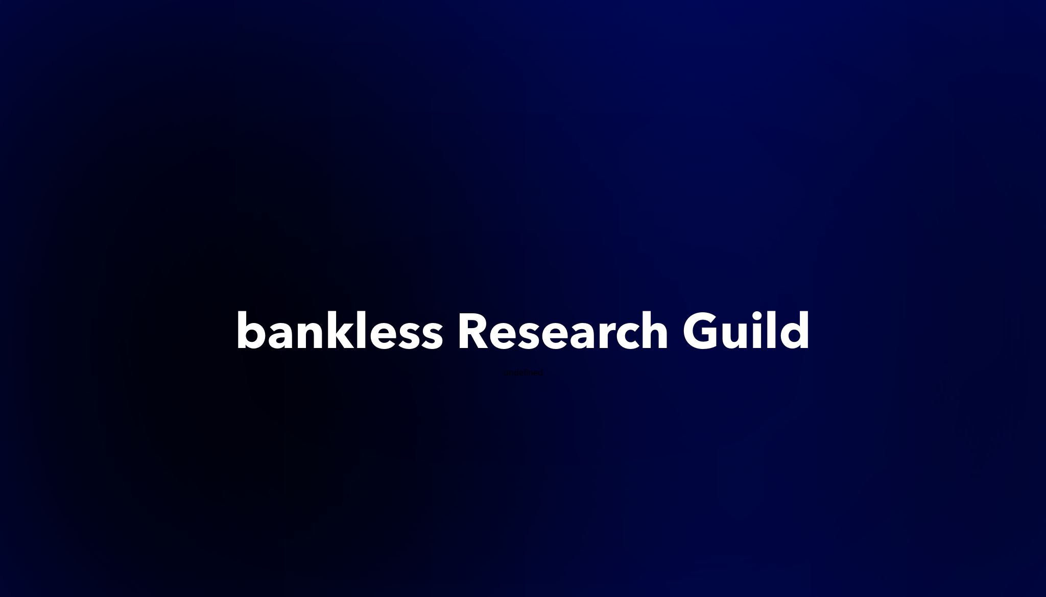 bankless Research Guild | Dework